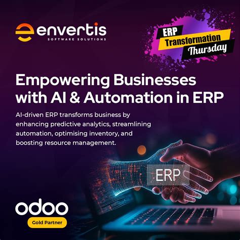 Envertis Software Solutions On Linkedin Erp Odoo Odooerp Erptransformationthursday Aiinerp