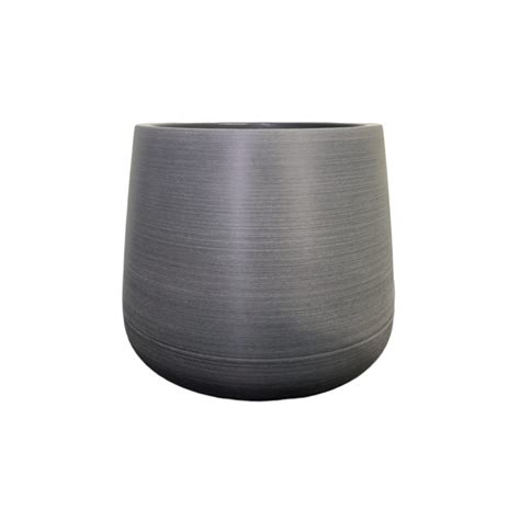 Grey Orb Pot Noah Garden Centre