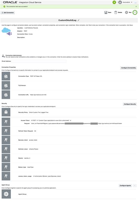 custom 2 legged oauth with oracle integration cloud service ics