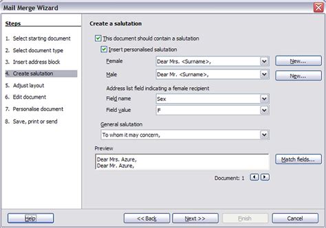 Using The Mail Merge Wizard To Create A Form Letter Apache Openoffice
