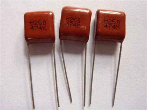 50PCS CL21 474K 474J 250V 0.47UF 470NF P10 Metallized Film Capacitor | eBay