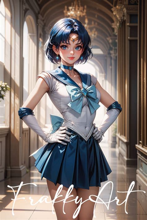 Sailor Mercury 0004 By Frakkyart On Deviantart