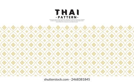 33087 Website Red Gold Thai Pattern Stock Vectors And Vector Art