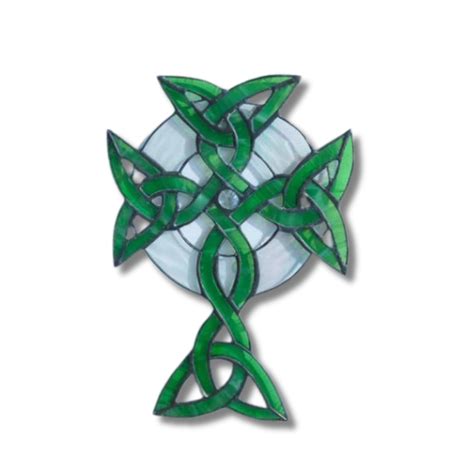 Stained Glass Celtic Cross Celtic Crafts
