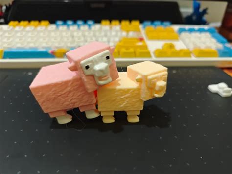 Minecraft Movie Block Sheep By 手废的黑山羊 Makerworld Download Free 3d Models