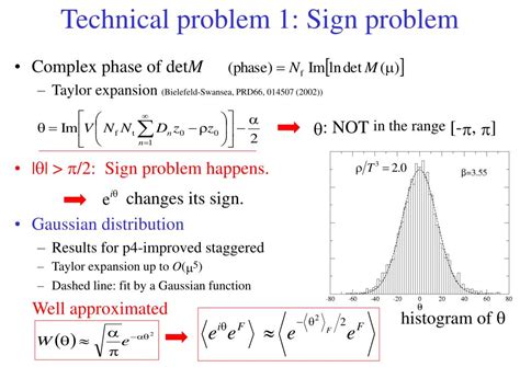 Ppt A Method Of Finding The Critical Point In Finite Density Qcd