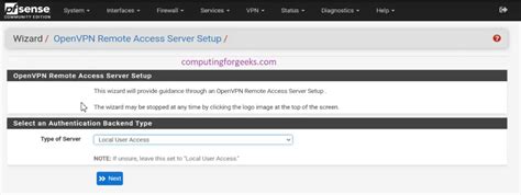 How To Configure OpenVPN Server On PfSense OPNsense ComputingForGeeks
