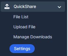 QuickShare File Transfer Sharing Module For Perfex CRM By Lenzcreativee