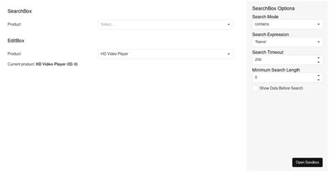 Search And Editing Devextreme Select Box Codesandbox