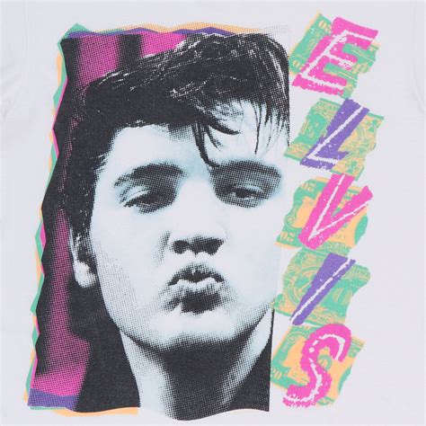Original Vintage 1990 Elvis Presley Oversize Print Shirt Wyco Vintage