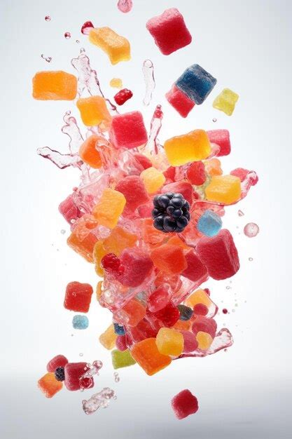Premium Ai Image Coloured Candy Sugar Coated And Hairdos