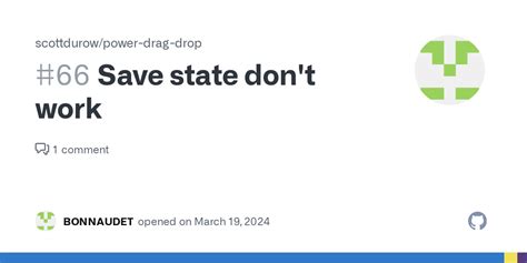 save state don t work · issue 66 · scottdurow power drag drop · github