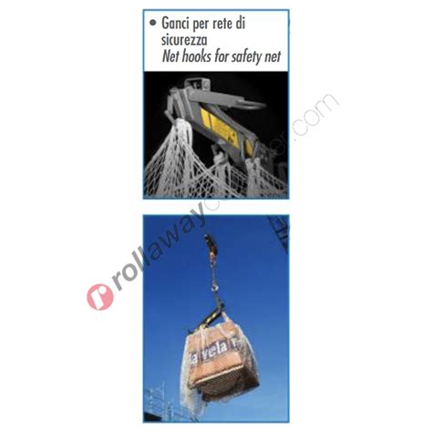 Compass Crane Fork With Spring Balancing Self Leveling Forged Fork Tines And Hooks For Safety Net