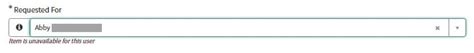 Solved Adding Requested For Variable To Requested Item