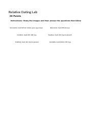 Relative Dating Lab Docx Relative Dating Lab 20 Points Instructions Study The Images And Then