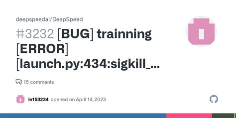Bug Trainning Error Launchpy434sigkillhandler Exits With Return Code 9 · Issue