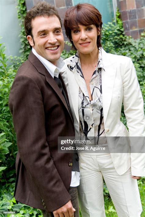 Portrait Of The Actor Daniel Guzman With The Actress Anabel Alonso