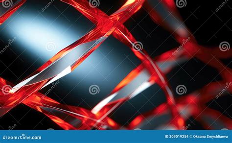 Abstract Red Dna Molecule Structure Background Biochemistry Genetics