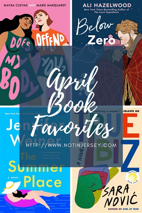 April Book Favorites Not In Jersey