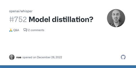 Model Distillation Openai Whisper Discussion GitHub