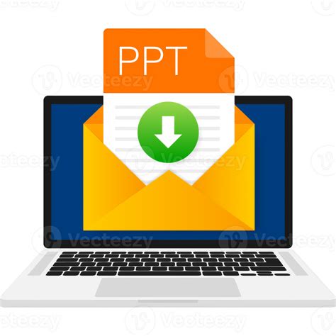 Ppt File Icon Spreadsheet Document Type Modern Flat Design Graphic