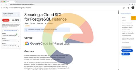 Securing A Cloud Sql For Postgresql Instance Gsp920