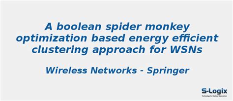 A Boolean Spider Monkey Optimization NS Projects S Logix