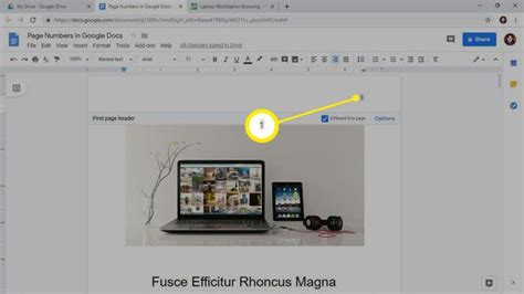 How To Add Page Numbers In Google Docs