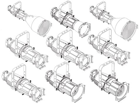 Etc Source Four Lens Tube With Lens Installed