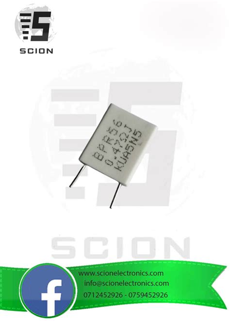 Vertical Non Inductive Cement Resistor 5w 5 047r Scion Electronics