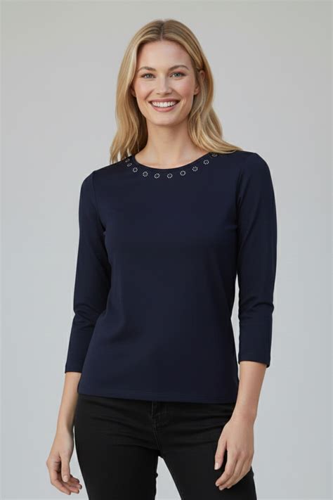 Micha Topp Yeosu 10 Navy Best Of Basic