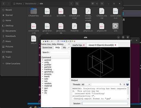 geant4 doesn t show particle path in gui getting started geant4 forum