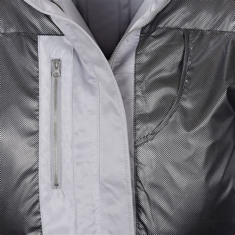 Surgery Surgery Biker Embossing Puffer Jacket Grey Apoc Store