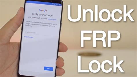 Unlock FRP Lock Remove Google Lock On Samsung LG HTC Alcatel Huawei Motorola MTK ANY