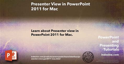 Presenter View In PowerPoint For Mac