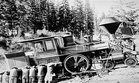 First Locomotive Over Donner Summit