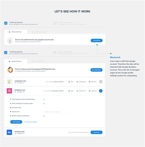 Google Analytics Plugin Behance