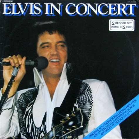 Elvis Presley Elvis In Concert 2 X Vinyl Gatefold Lp Album