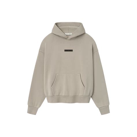 Fear Of God Essentials Classic Fleece Hoodie Timber Fw25 Stealplug Kl