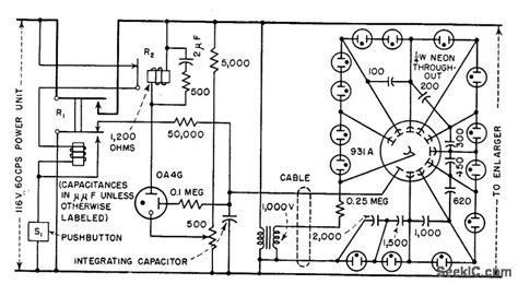 Photomultipliertimerforenlarger Electricalequipmentcircuit