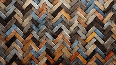 Premium Photo Herringbone Patterns Weaving A Tapestry Background