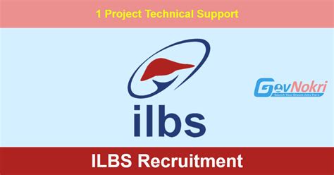 Ilbs Hiring Notification 2024 For 1 Post Of Project Technical Support