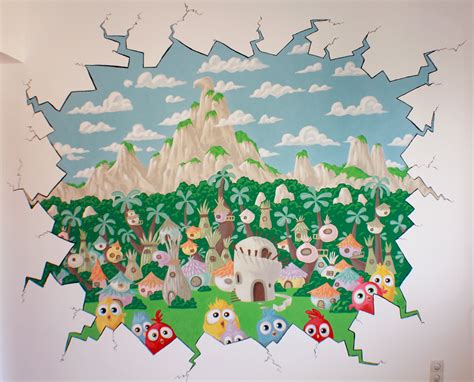 Angry Birds Wall On Behance