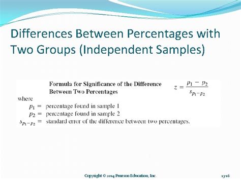 chapter 13 implementing basic differences tests learning objectives