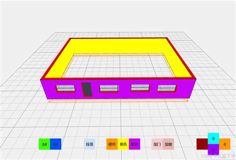 Threejs 建筑设计（室内设计）软件 技术调研之四 墙体添加真实门窗并保持原材质threejs 墙体 Csdn博客