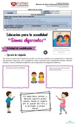 Somos Diferentes Hojas De Trabajo Fichas De Repaso Singular Plural