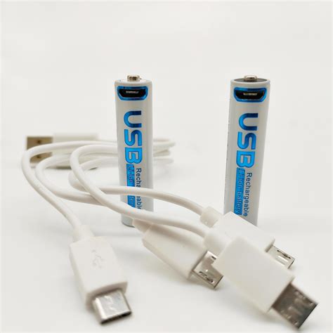 New Rechargeable Lithium Ion Battery Micro USB Plus Charging AAA Lithium Battery And Li Ion