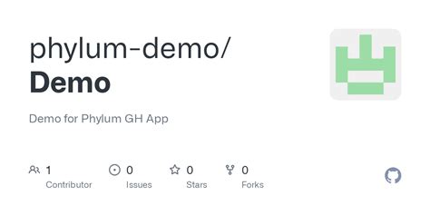 Github Phylum Demodemo Demo For Phylum Gh App