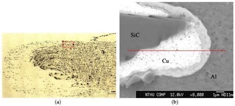 Micrographs Showing The Location Of The Electron Probe Micro Analyzer Download Scientific