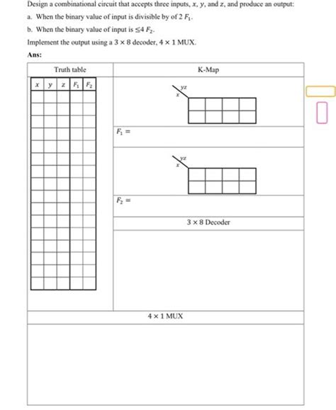 Solved Design A Combinational Circuit That Accepts Three Chegg